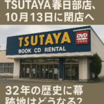TSUTAYA春日部 閉店 跡地はどうなるの？ 新しい道筋が見えてきた！
